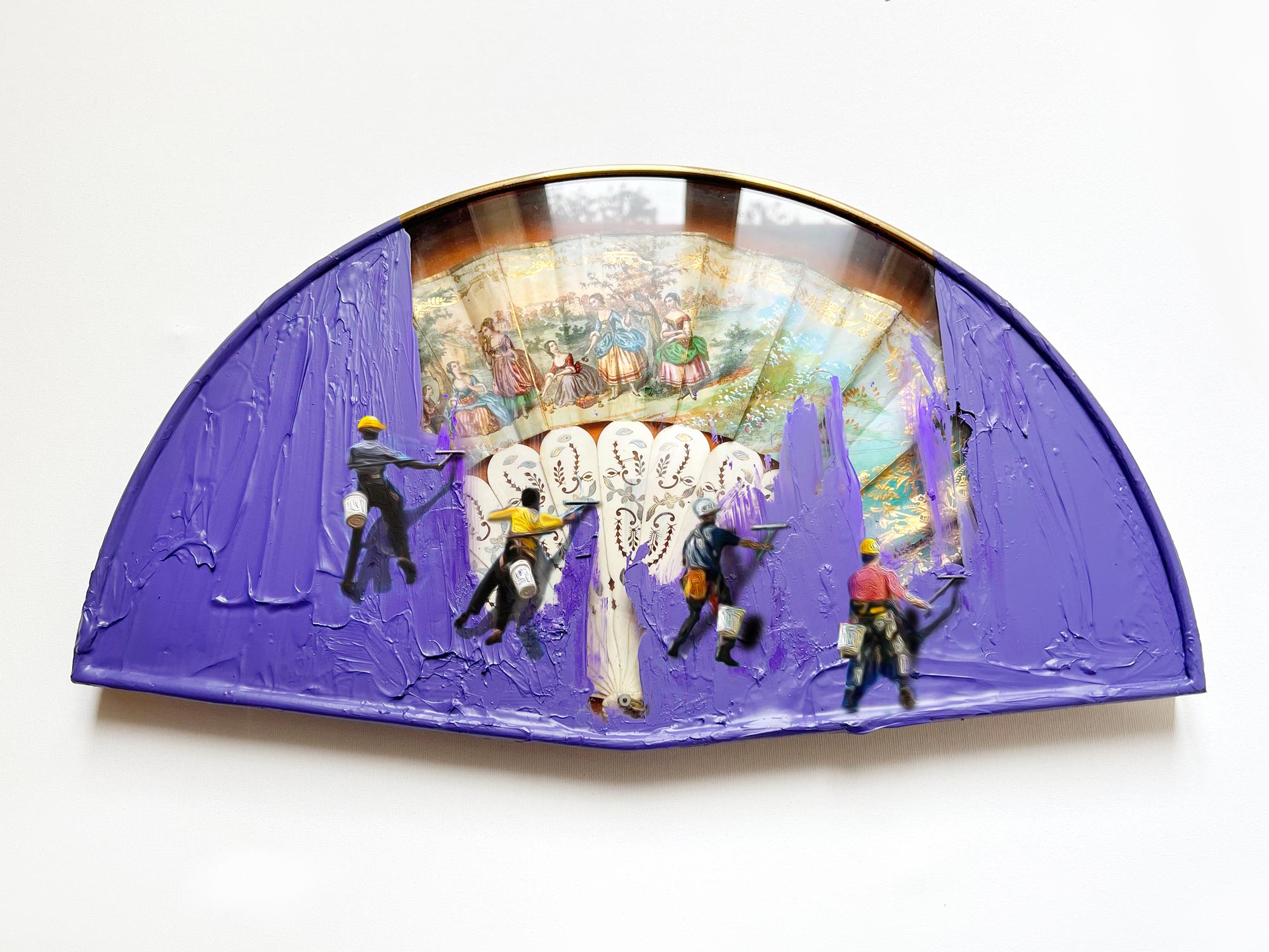 The Purple Wind - Golsa Golchini Art